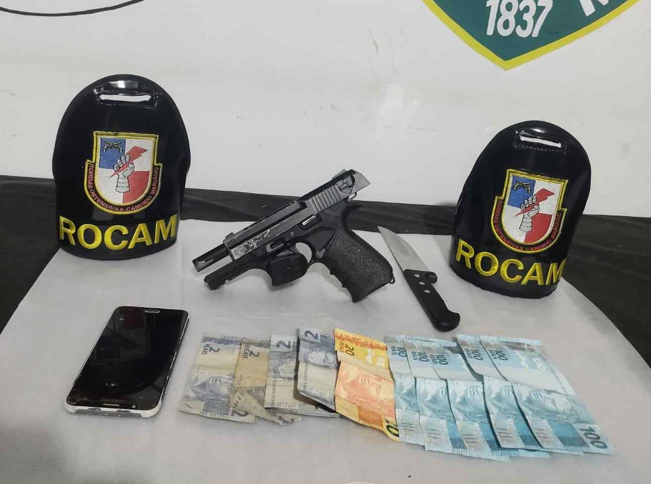 Homem armado é preso puxando briga em praça no Amazonas