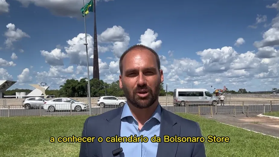 Assista: Eduardo Bolsonaro lança loja virtual e divulga calendário em ...