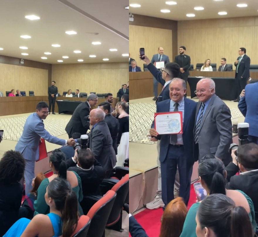 Ex-governador José Melo participa da solenidade de diplomação de ...