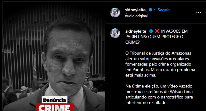 Deputado Sidney Leite é condenado pela justiça por divulgar fake news ...