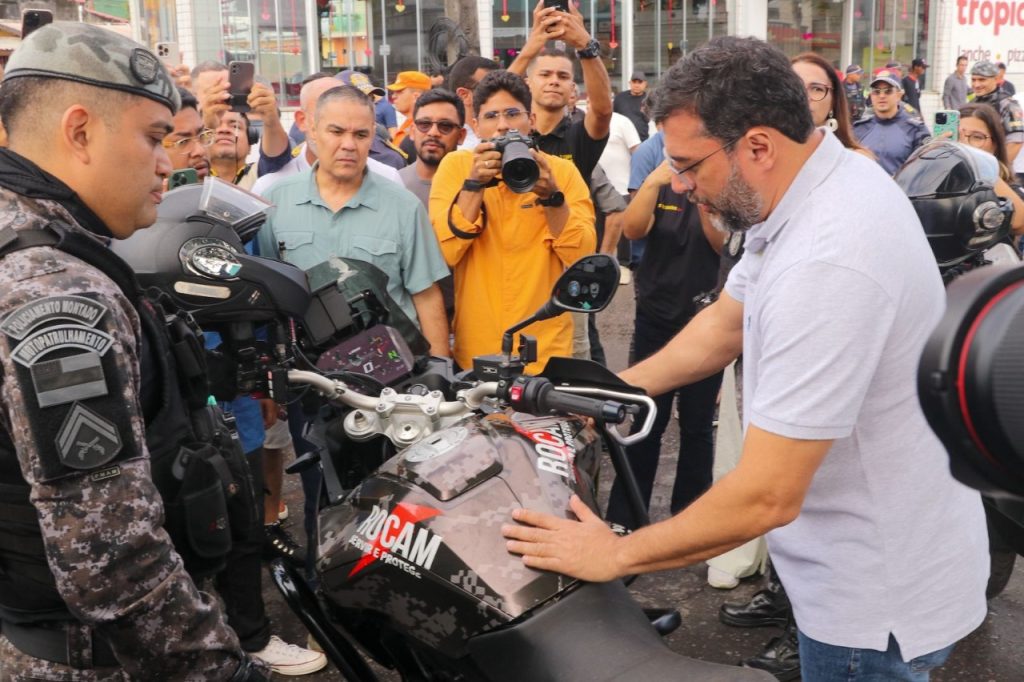 Governador Wilson Lima entrega frota de 100 motos e fortalece operações ...