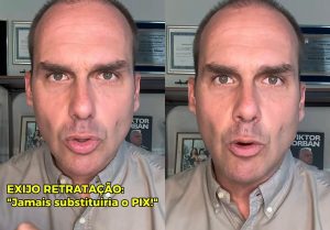 Eduardo Bolsonaro nega ter sugerido troca do Pix pelo Zelle e cobra ...